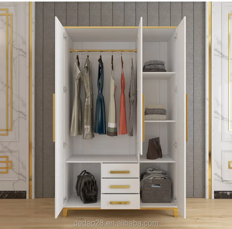 Italy Design Luxury Style Wardrobe Bedroom Furniture Wooden Storage ...