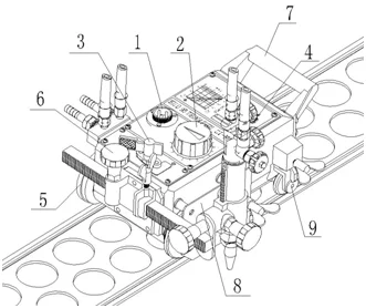 HK-12 Beetle Oxy-Fuel Cutter - Portable Cutting Machine