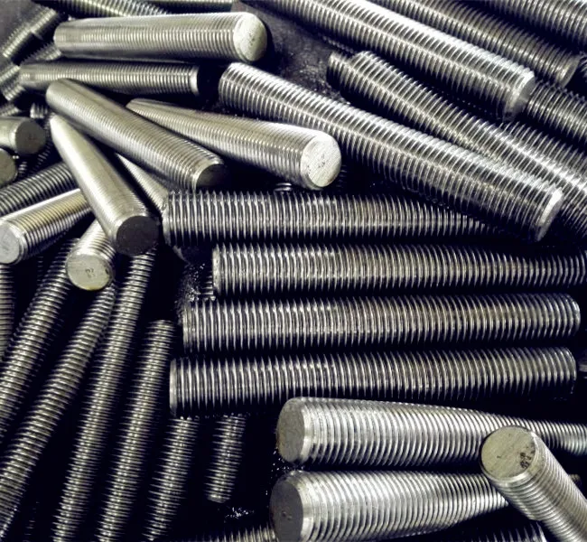 Aisi 316L Stainless Steel Threaded Rods - Precision Parts