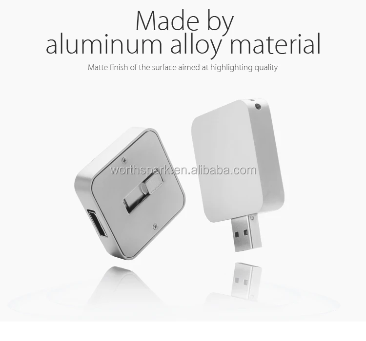 Hot Sale Square Shape Metal Usb Memoria Silver 8gb 16gb Otg Usb Flash ...