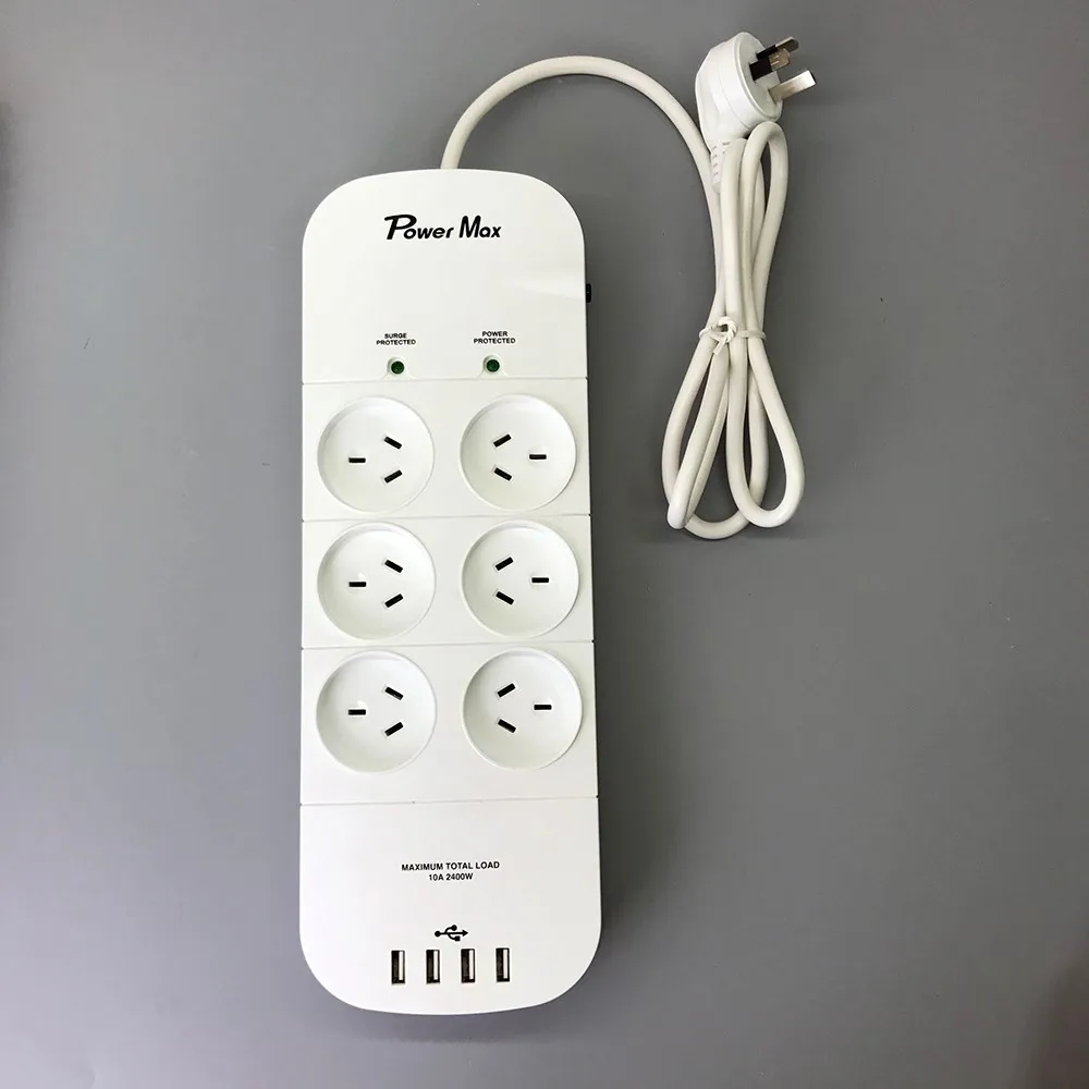 Australia Power Strip,Saa Australian Usb 4 Outlet Power Board - Buy ...