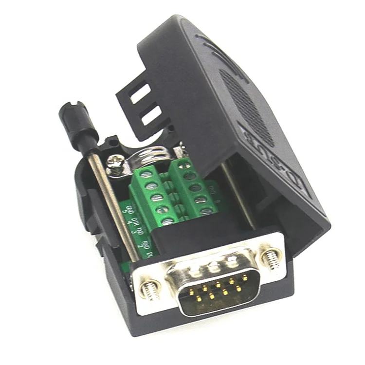 DB9 D-SUB RS232 Adapter - 9 Pin Male Signal Terminal Breakout