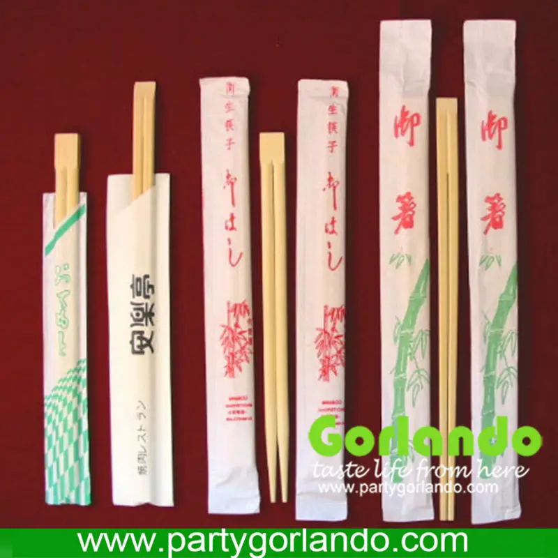 210mm Paper Wrapped Bamboo Chopstick Disposable 21cm, 24cm 60,000 Pcs ...