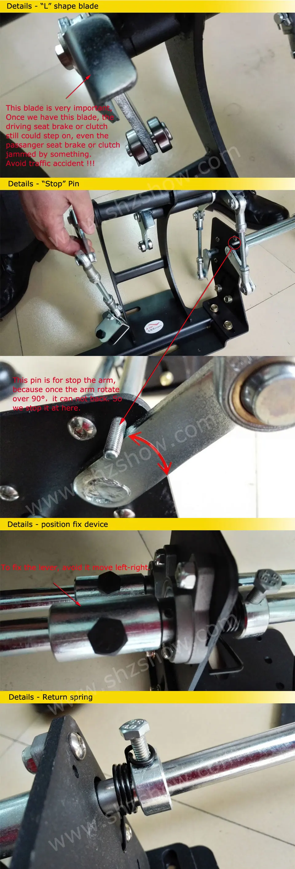 Dual-control Brakes for Driving Training Cars - Zshow