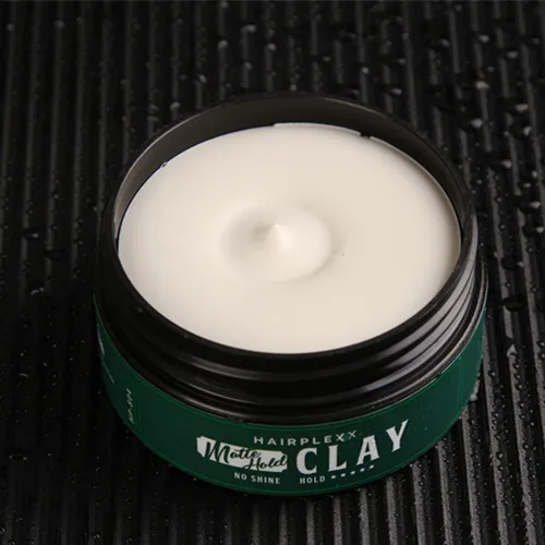 Hairplexx Organic Hair Clay - Strong Hold Styling Product