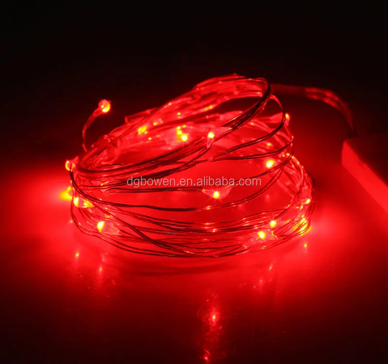 New Year Christmas Garland Waterproof Copper Wire 2032 Battery Led ...