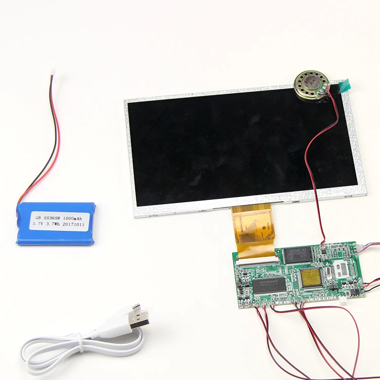 Cardboard Display With Lcd Video Player Module - Buy Cardboard Display ...