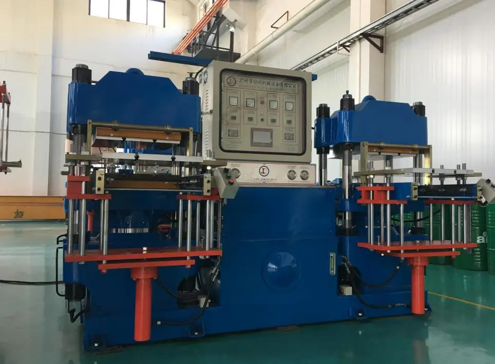 Hydraulic Hot Press Silicone Rubber Making Vulcanizing Machine For ...
