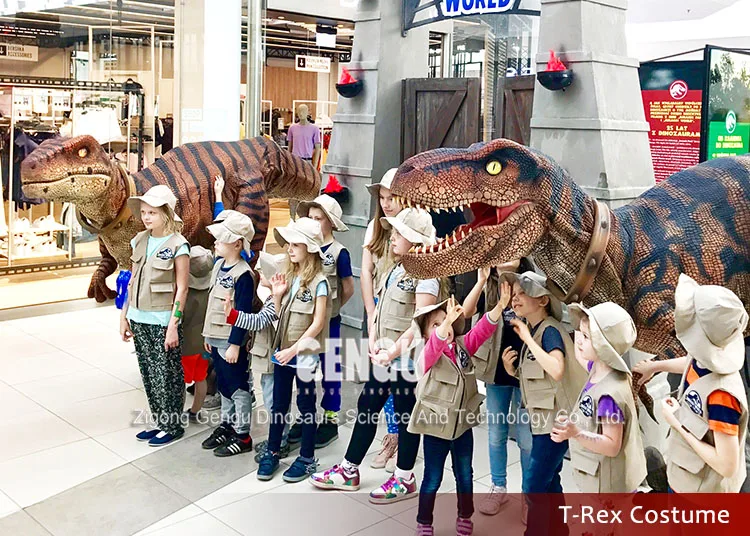 Stage Show Life Size Robot Dinosaur Costume - Gengu Dinosaurs