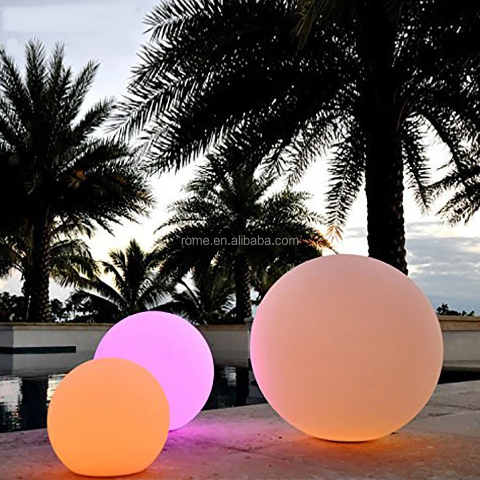 Big Glow Lighted Outdoor Decorative Large Garden Ball - Buy Big Light ...