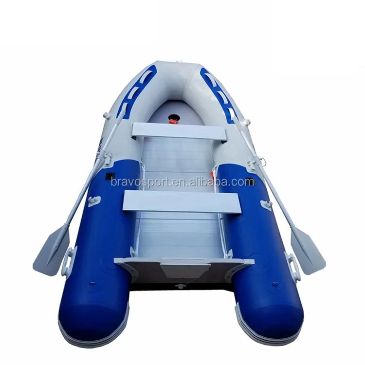 Bravosport Polyethylene Plastic Price Pontoon 2 Person Fishing Boat