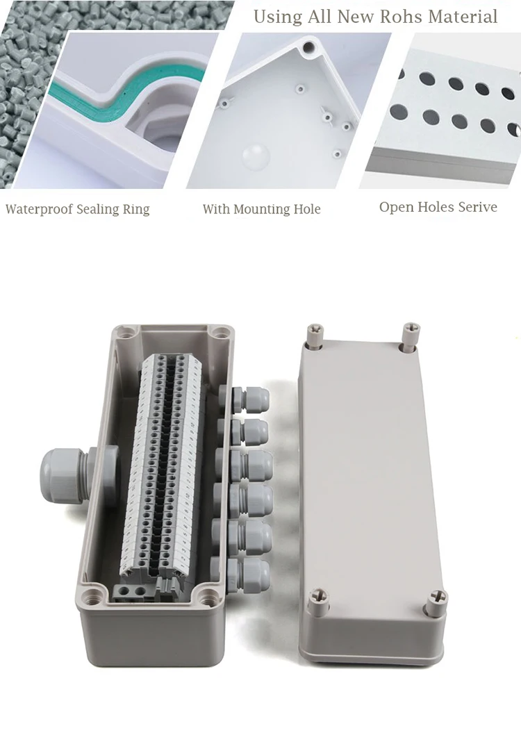 Large Abs Plastic Electronic Project Box 380x280x130mm Waterproof ...