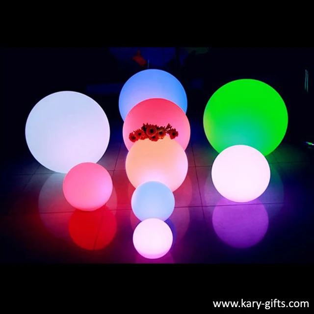 Remote Control Dmx Outdoor Big Plastic Led Spheres Led Ball Light - Buy ...