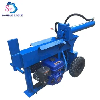 High Efficient Horizontal Cutting Wood Chopping Firewood Machine/ Wood ...
