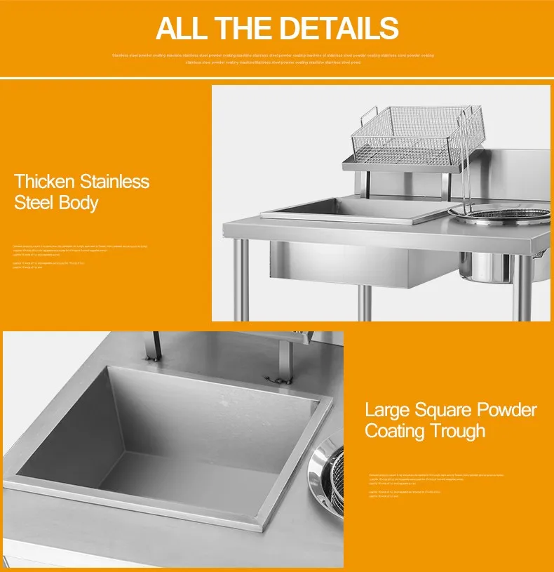 Cheap Chicken/meat/breading Table Machine - Buy Counter Table For ...