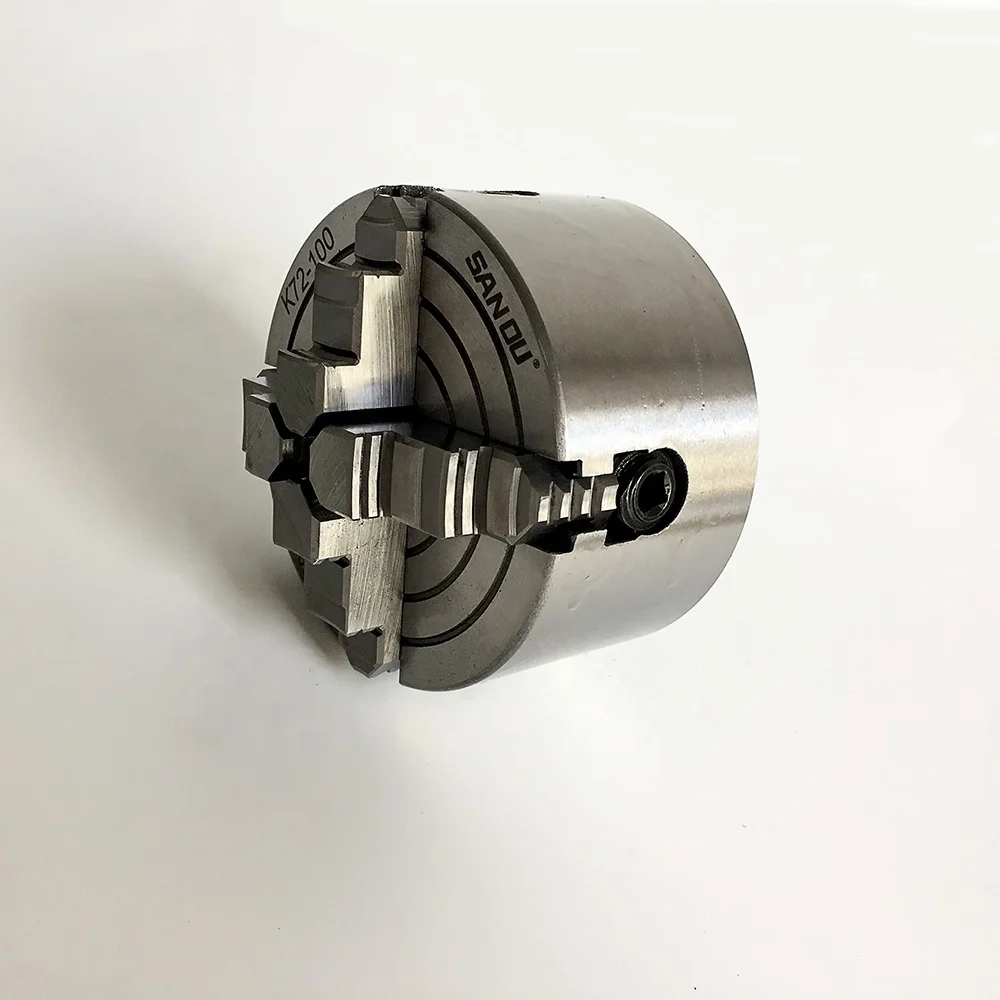 SANOU Chuck 4 Jaw Independent Chuck for Lathe 4 Inch