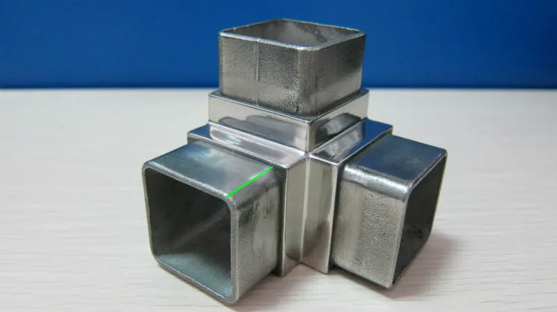 Metal Square 50mm*50mm Tube Connectors for Aluminum Square Tubing ...