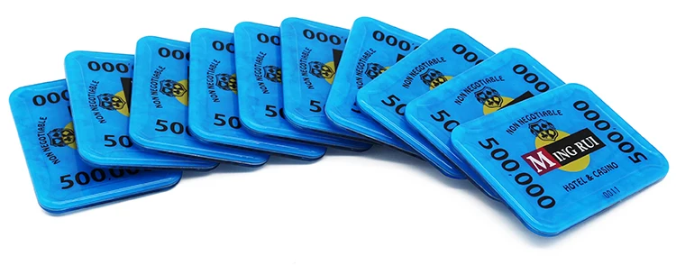 Crystal Poker Chips With Your Numbers & Your Logo - Buy Circle Shape ...