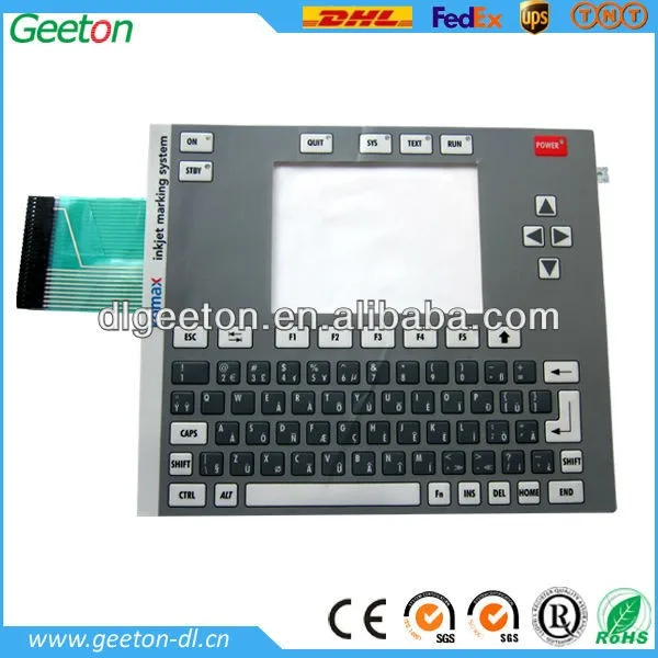 Custom Embossed Tactile Push Button Momentary Fanuc Keypad Membrane ...