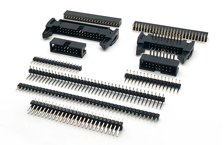 Idc Fc-16p Connector 16 Pin Female Header 2.54 Mm - Buy Idc Fc-16p Connector 16 Pin Female ...