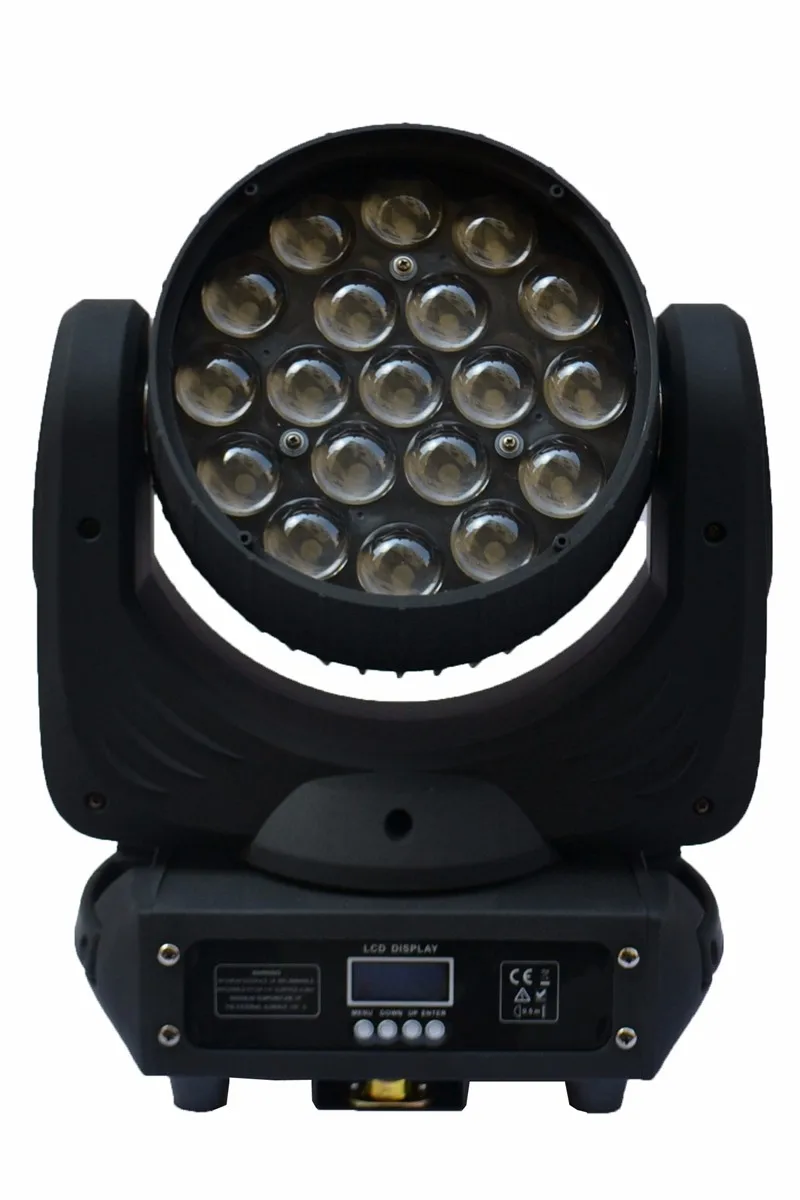 19 Pcs Rgbw 4 In 1 12w Led Zoom And Wash Moving Head - Buy 19x15 Zoom ...