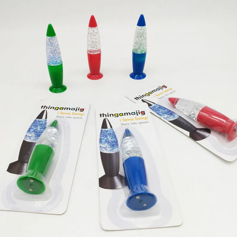 10.8cm ON/OFF Mini Glitter Light - Color Changing Portable Lamp