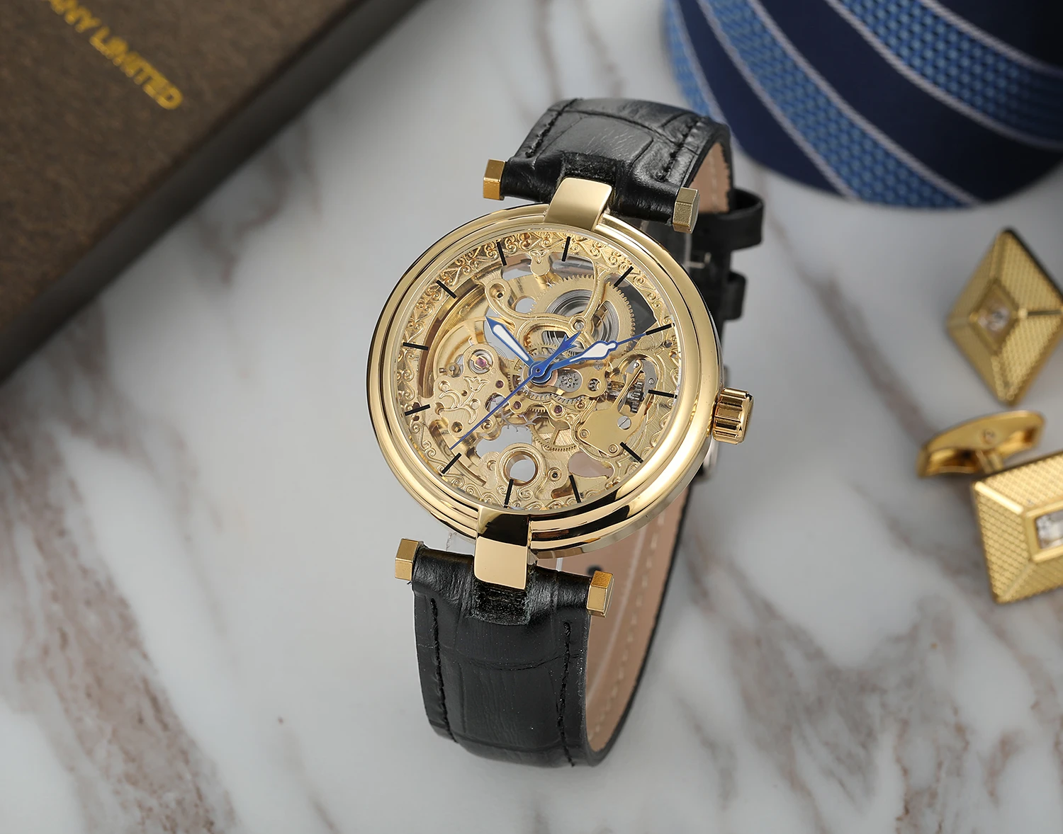 China Watch Factory Brand Forsining Reloj Klockor Transparent Genuine ...