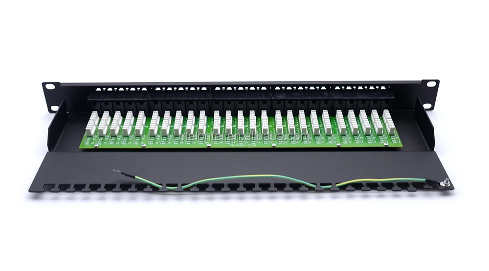 25 Port Voice Patch Panel - Krone 110 Dual IDC 19 Inch Rack