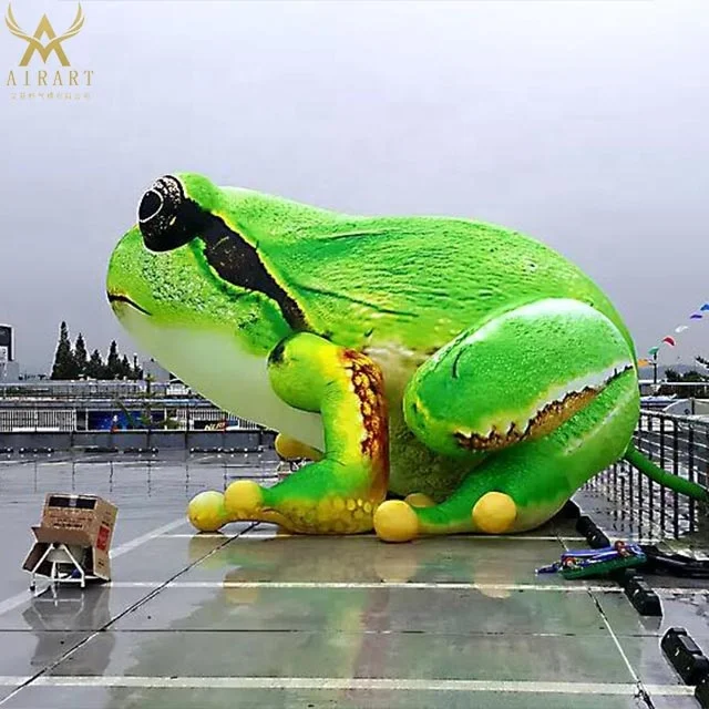 Giant Simulated Inflatable Frog Model Parade Event Advertising ...