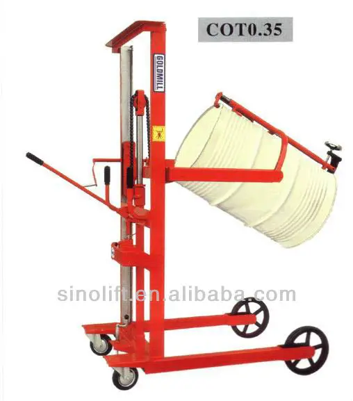 COT0.35B Hand Drum Stacker Rotating Pallet Stacker With Loading ...