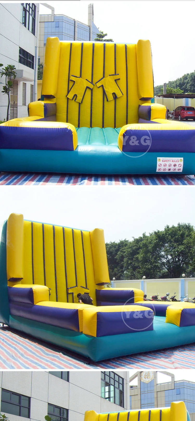 Y&g Inflatable Sticky Wall| High Quality Outdoor Customized Inflatable ...