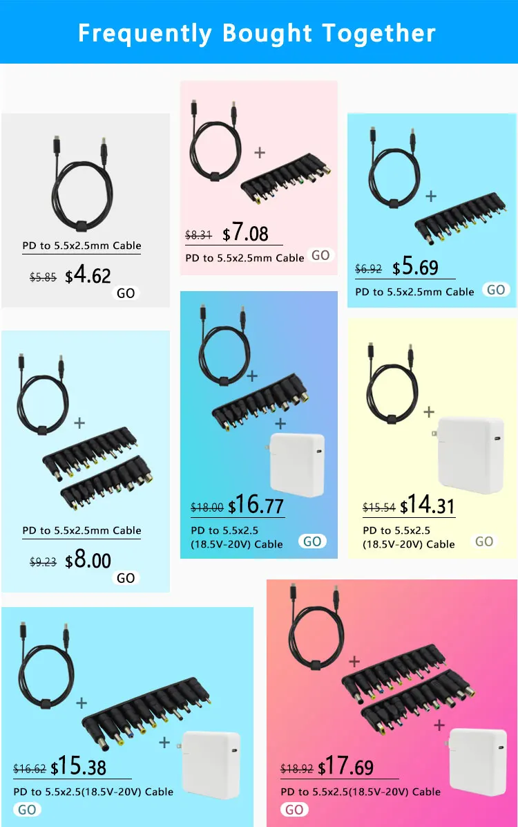 For-lenovo USB-C to Slim-Tip Cable Adapter - Reliable Power