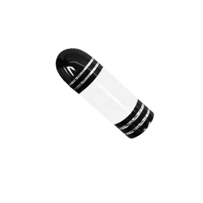 Clear Ps Capsule Bottle With Metal Cap Bullet Shape Single Capsule ...