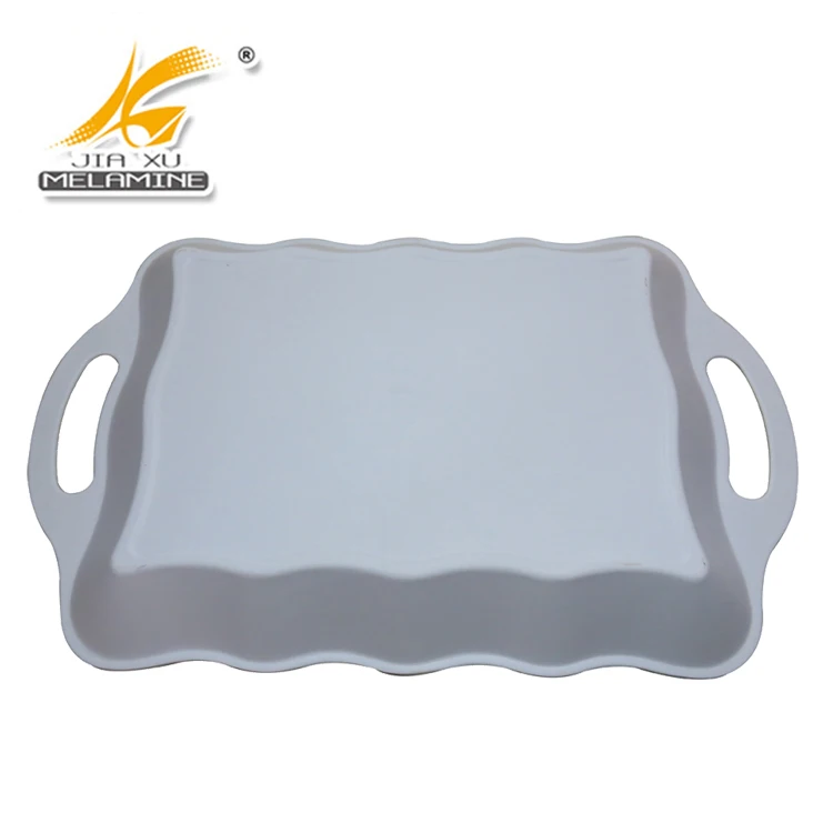 30% Melamine Large Serving Tray With Handle Manufacturer Direct Sale ...