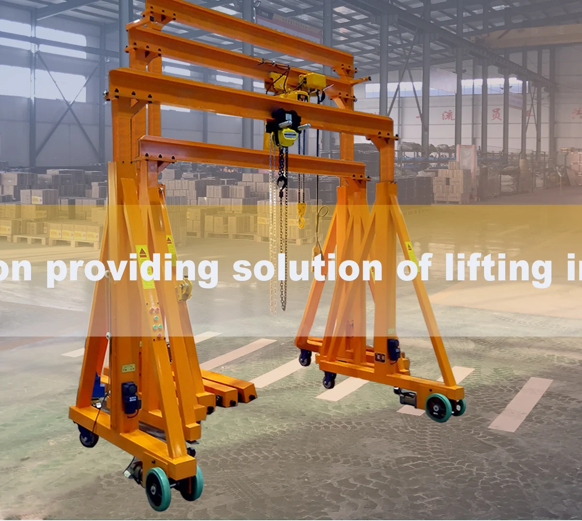 Taiyuan Jinchangsheng Hoisting Machinery Co., Ltd. - Mobile Gantry ...