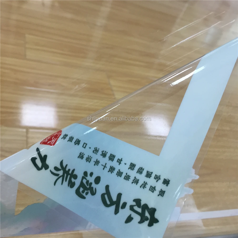Pvc Static Cling Film Custom Stickers Printing Clear Window Sticker ...