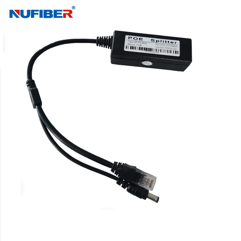 China Manufacturer 100mbps 12v Poe Splitter Single Port 24v To 12v Poe ...