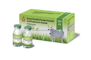 Streptomycin Sulphate + Penicillin + Benzyl Penicillin Powder For ...