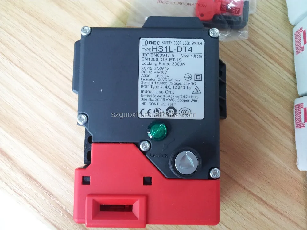 Idec Original Safety Switch Spring Lock Hs1l-dt44kmsr-g - Buy Idec ...