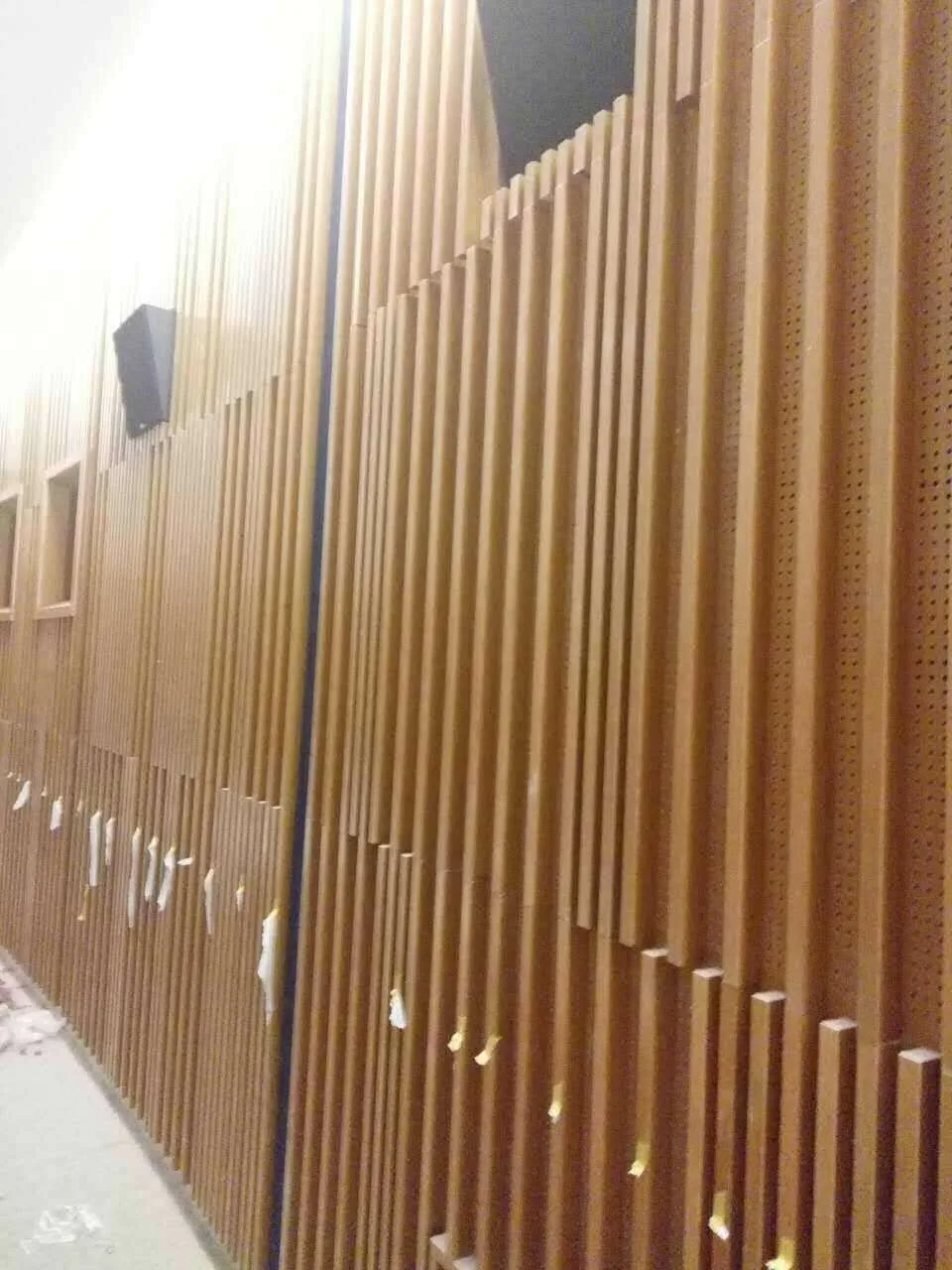 Factory Sale Customized Eco Wood Sound Diffuser Panel Sound Insulation ...