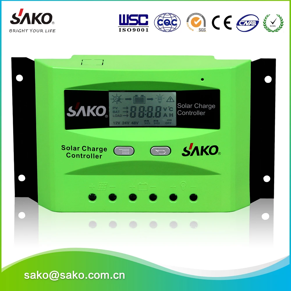 Sako Sc-d10a 12v 24vautomatically Solar Charge Controller With 3 Stage ...