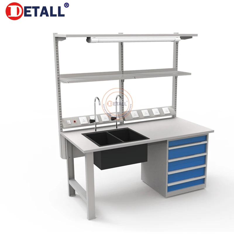 Metal Electronic Esd Lab Workbench With Water Sink And Light - Buy Esd ...