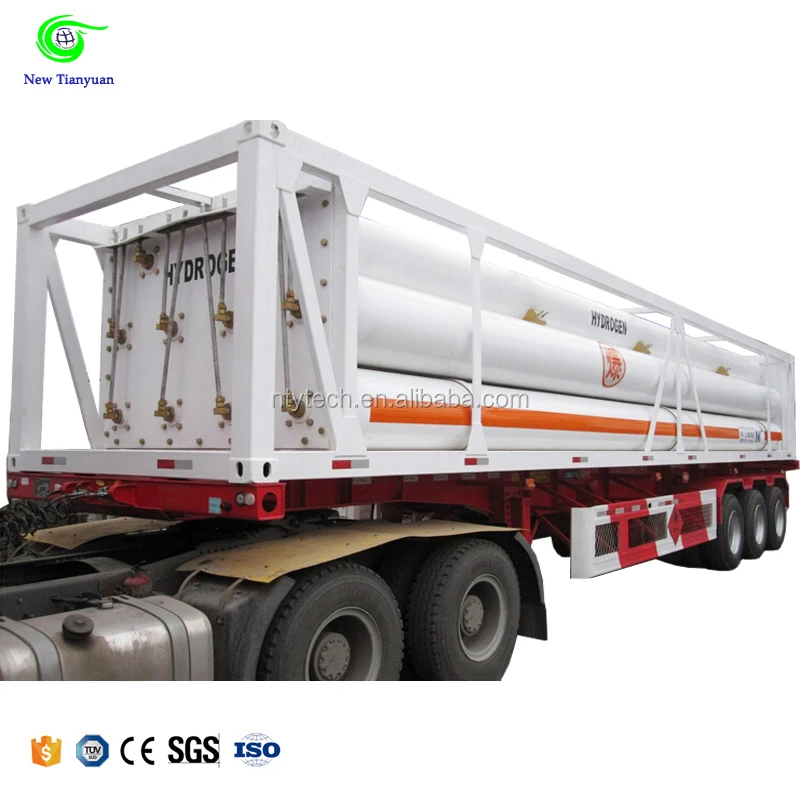 Loading Volume 8000nm3 Working Pressure 25mpa Ce-tped Certified 40-feet ...