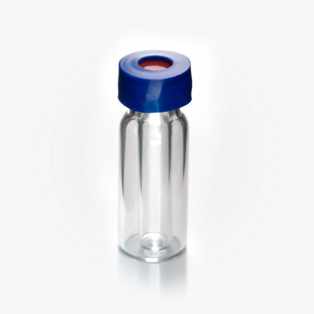 300ul Flat Bottom Shape Clear Glass Micro-insert With Plastic Spring For Lc Autosampler Vials ...