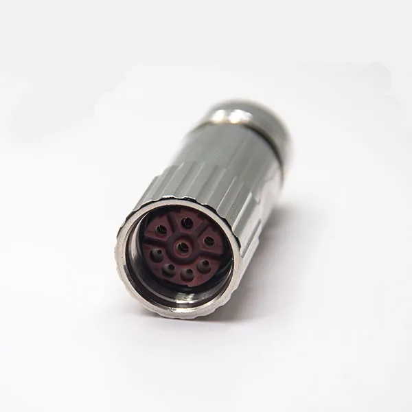 M23 17 Pin Connector Female Encoder Connector M23-17 Pin For Industrial ...