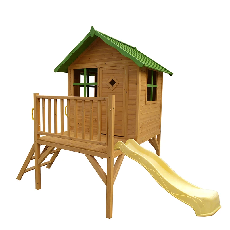 Little Wooden Prefabricated House - Garden Children Wood House