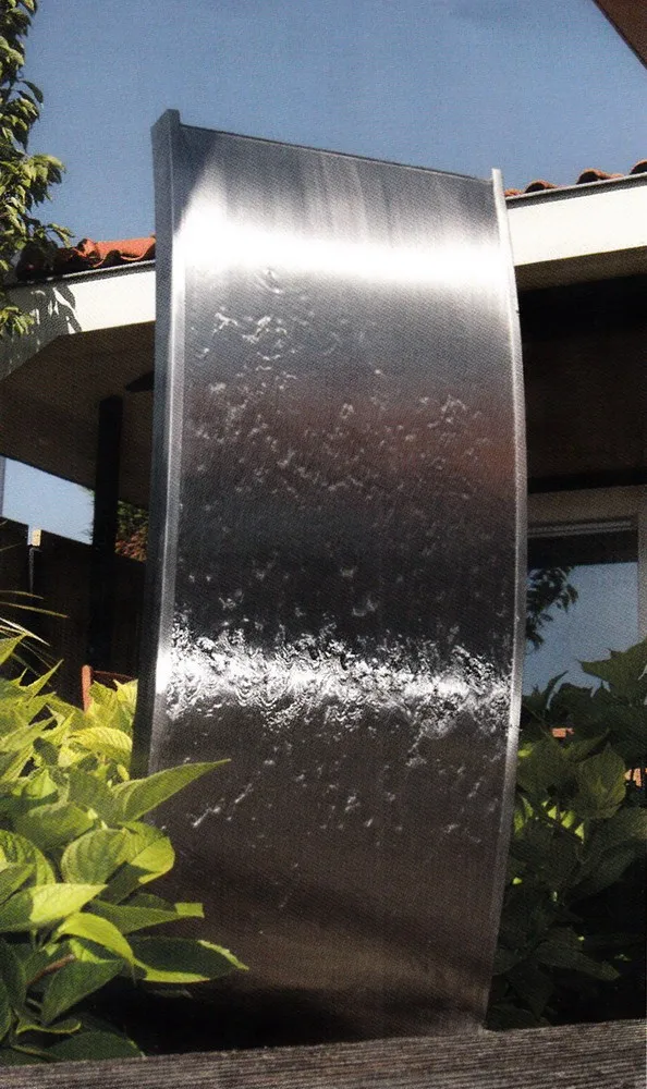 Stainless Steel Waterfalls Outdoor Water Feature Indoor Home Decorative ...