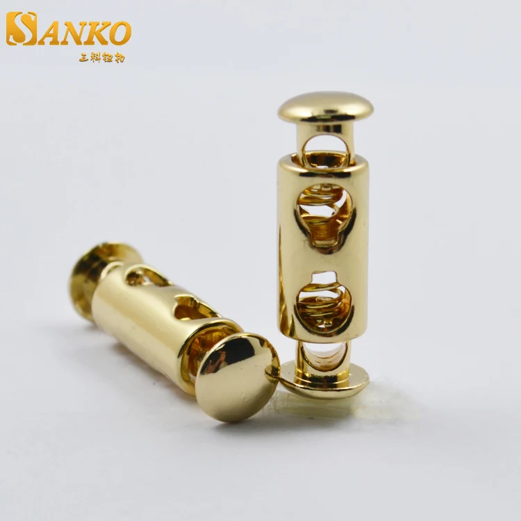 Wholesale Custom High Quality Zinc Alloy Metal Drawstring Spring Rope ...