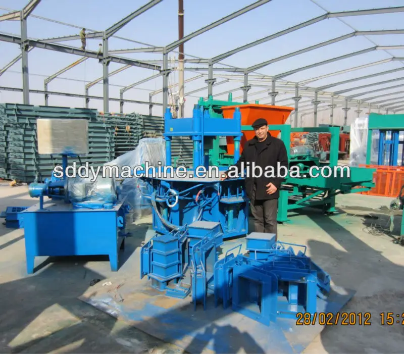 Best Selling Dy-150t Hydraulic Press Interlock Block Making Machine ...