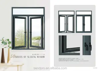 Commercial Buildings Cheap Aluminium Windows With 5mm Single Glass ...